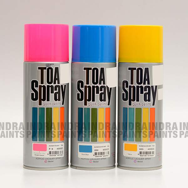 TOA Acrylic Lacquer Spray Copper 400CC - Indra Paints